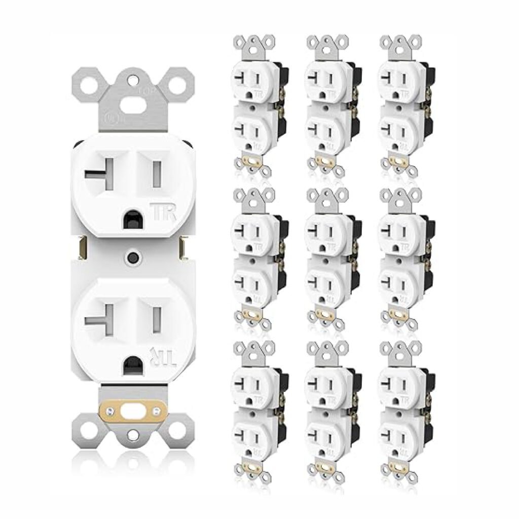 Toma Corriente Doble 3232 Línea Tradicional Tipo Leviton CAJA X10 ...